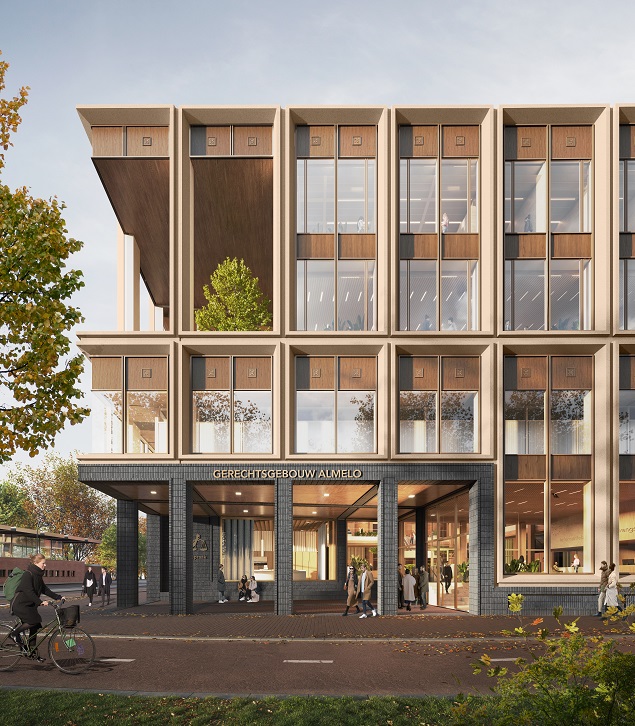 Dura Vermeer Bouw Hengelo bouwt nieuwe gerechtsgebouw Almelo
